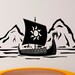 Viking Ship Wall Vinyl Decal Sticker Northman Warrior Interior ...