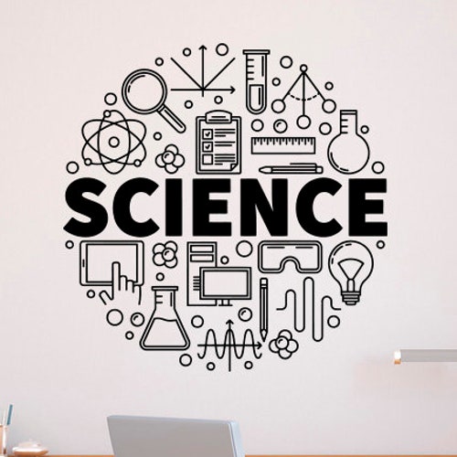 STEM Wall Sticker Science Wall Art School Wall Stickers | Etsy