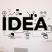 Creative Idea Wall Decal Vinyl Sticker Home Office Business Technology ...