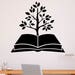 Tree Book Wall Decal Library Vinyl Sticker School Education Home Art ...