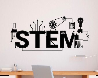 Stem Wall Decal | Etsy