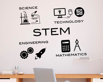 Stem Wall Decal | Etsy