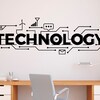 Engineering Wall Decal Vinyl Sticker Science Technology Art Design ...