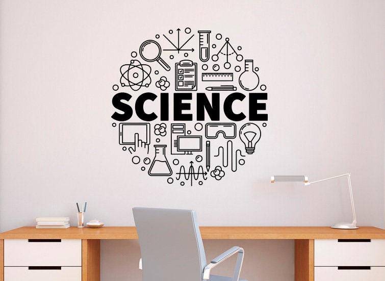 Science Wall Vinyl Decal Sticker Education Interior Classroom | Etsy