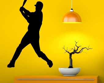 Baseball Wall Vinyl Decal Sports Stickers Art Design Murals | Etsy