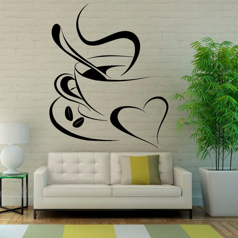Cafe Vinyl Decals - Etsy