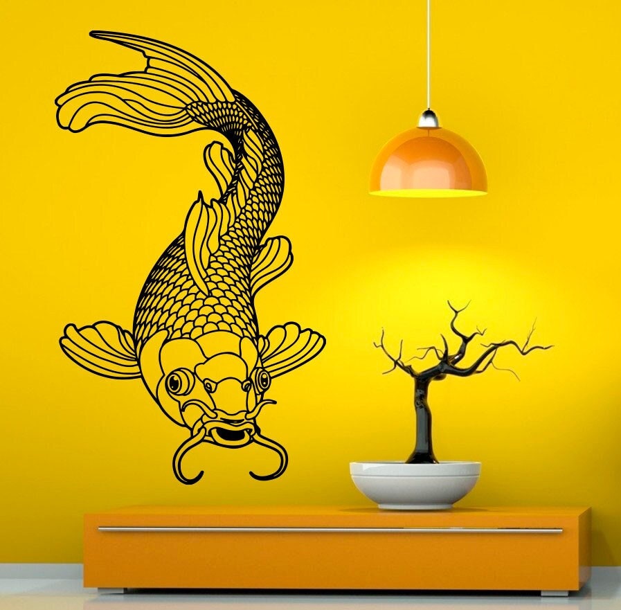 Fish Wall Decal Ocean Sea Water Animals Vinyl Sticker Home Art - Etsy