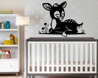 Fawn Wall Decal | Etsy