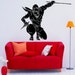 Ninja Wall Decal Vinyl Stickers Fighter Art Interior Bedroom Removable ...