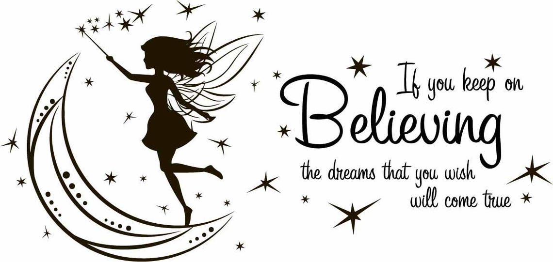 Keep on Believing Wall Quotes Decal Vinyl Sticker - Etsy