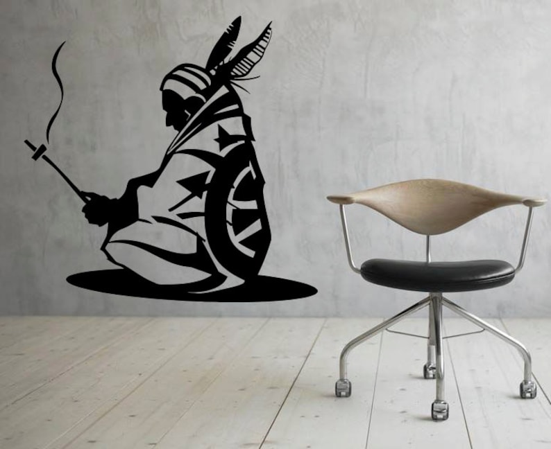 Native American Wall Decal Vinyl Stickers American Indian - Etsy