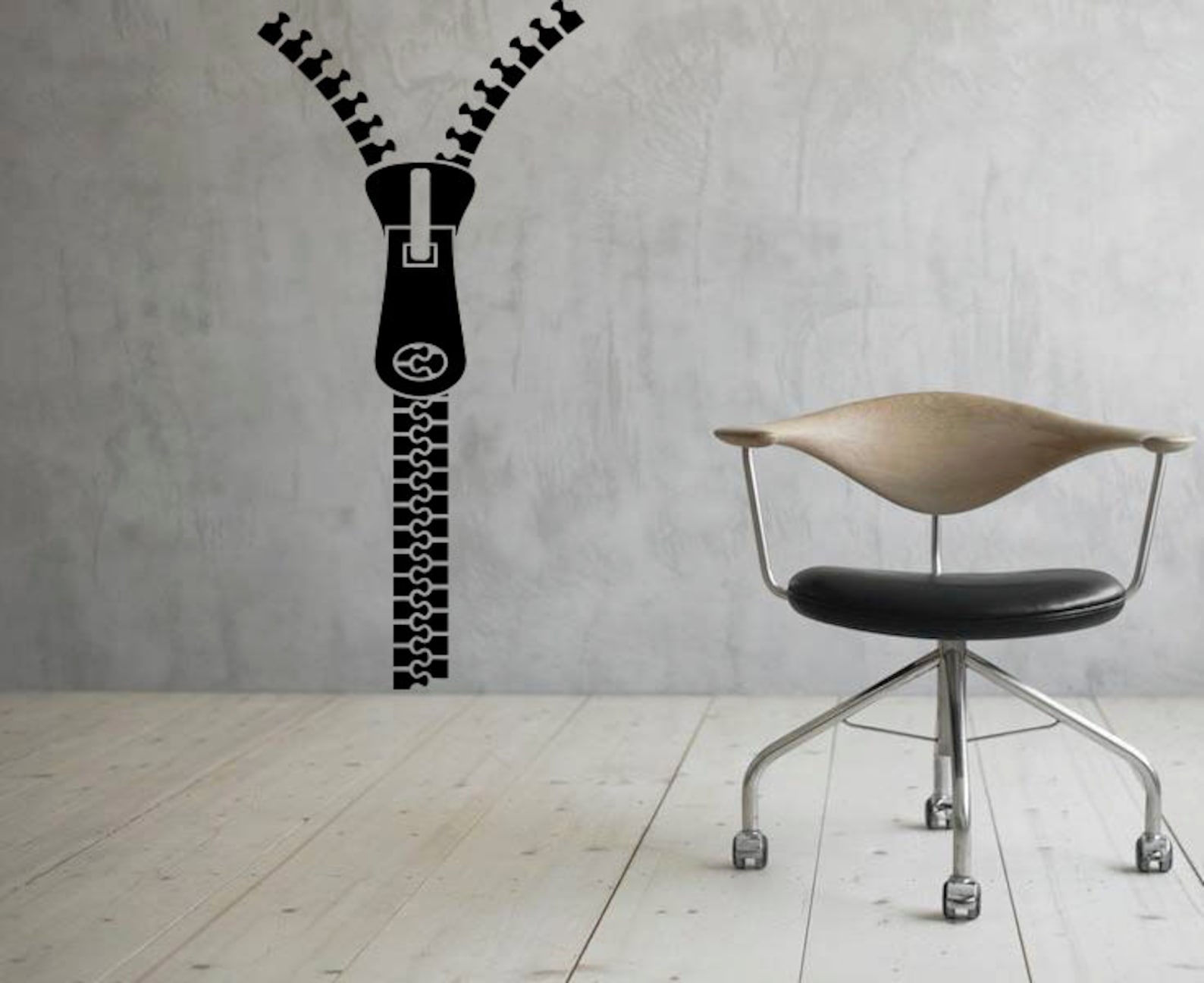 Zipper Wall Vinyl Decal Stickers Art Design Murals Design - Etsy