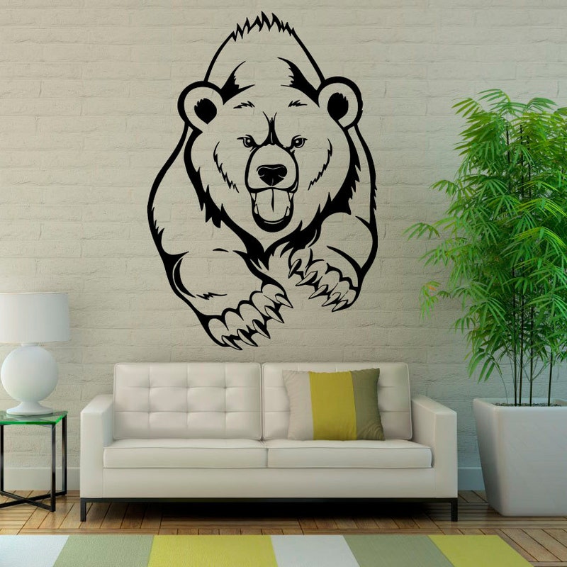 Bear Wall Decals - Etsy