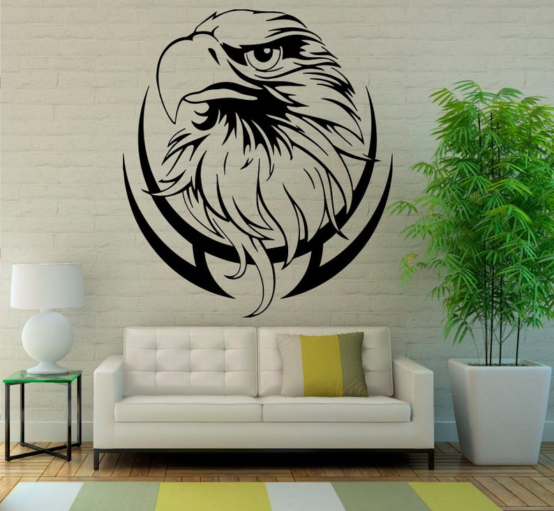 Eagle Wall Decal Bird of Prey Vinyl Stickers Hawk Murals - Etsy
