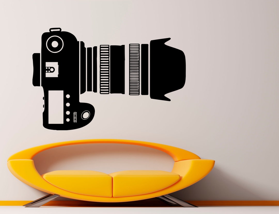 Photo Camera Wall Vinyl Decal Photography Studio Stickers Vinyl Art ...