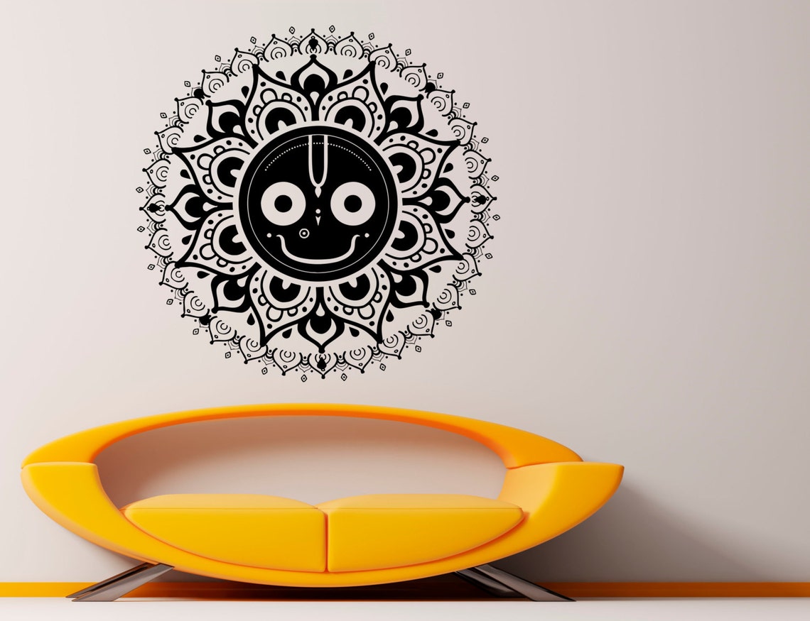 Jagannath Wall Decal Vinyl Sticker Lord of the Universe Murals Art ...