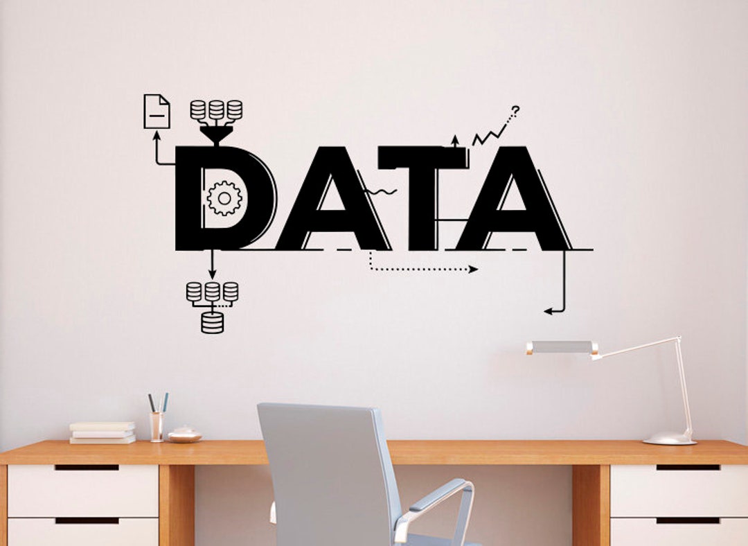 Data Analytics Wall Decal Vinyl Sticker Business Growth Home Office Art ...