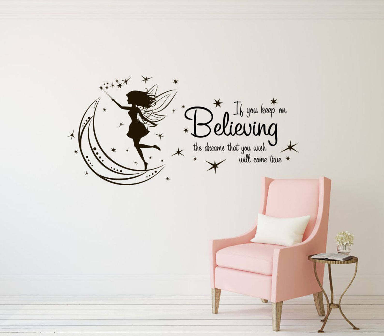 Keep on Believing Wall Quotes Decal Vinyl Sticker | Etsy