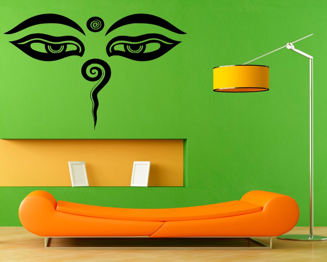 Eye Buddha Meditates Wall Vinyl Decal Sticker Patterns Art Design ...