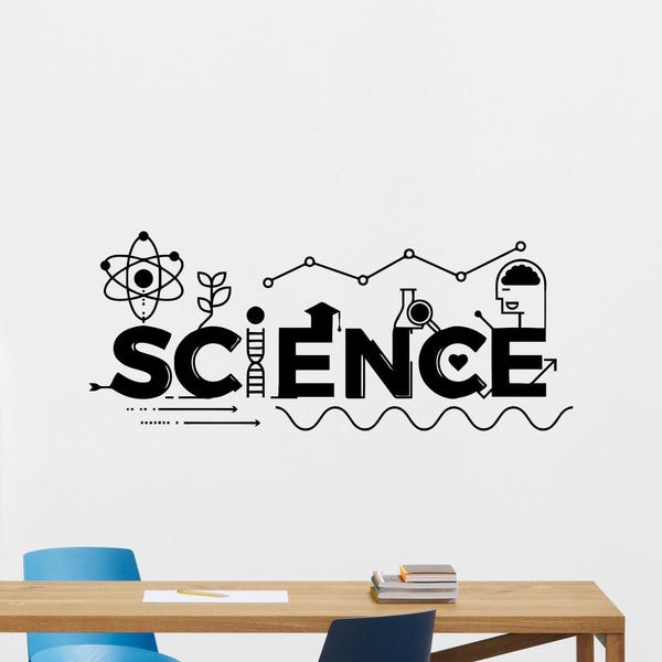 Science Wall Decals - Etsy