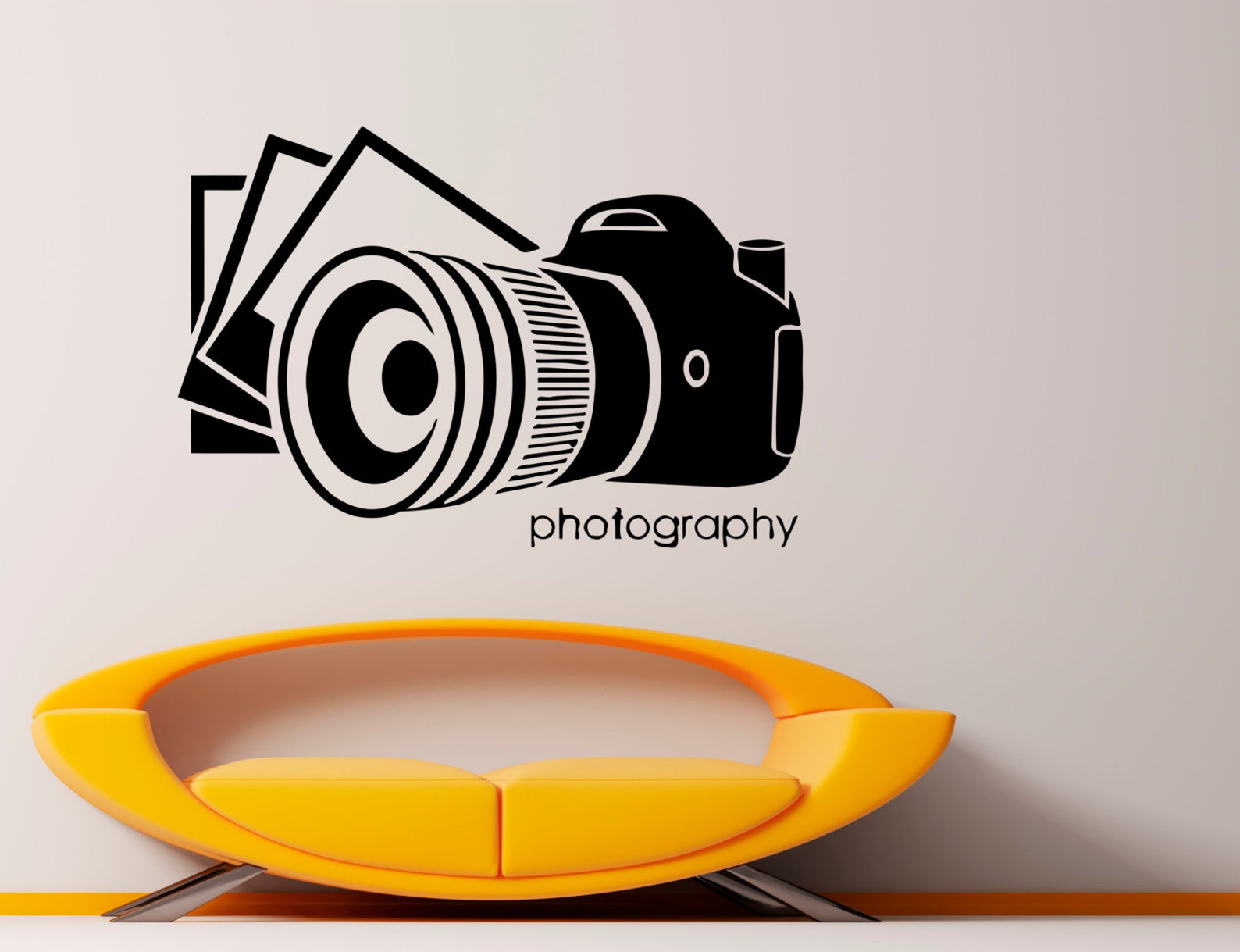Photo Camera Wall Vinyl Decal Wall Sticker Photo Studio - Etsy