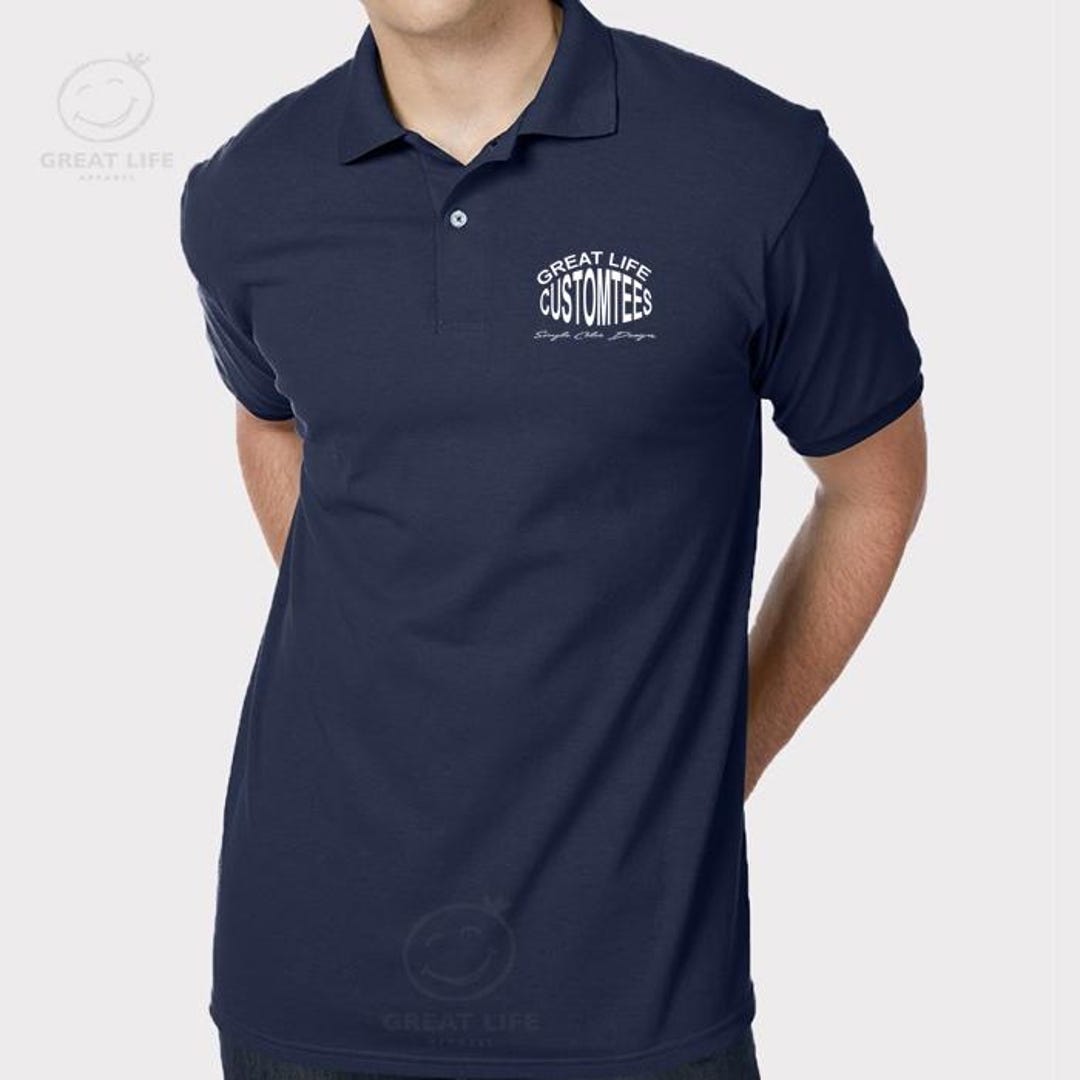Custom Polo Shirts, Custom Logo Polo, Personalized Polo Tshirt, Custom ...