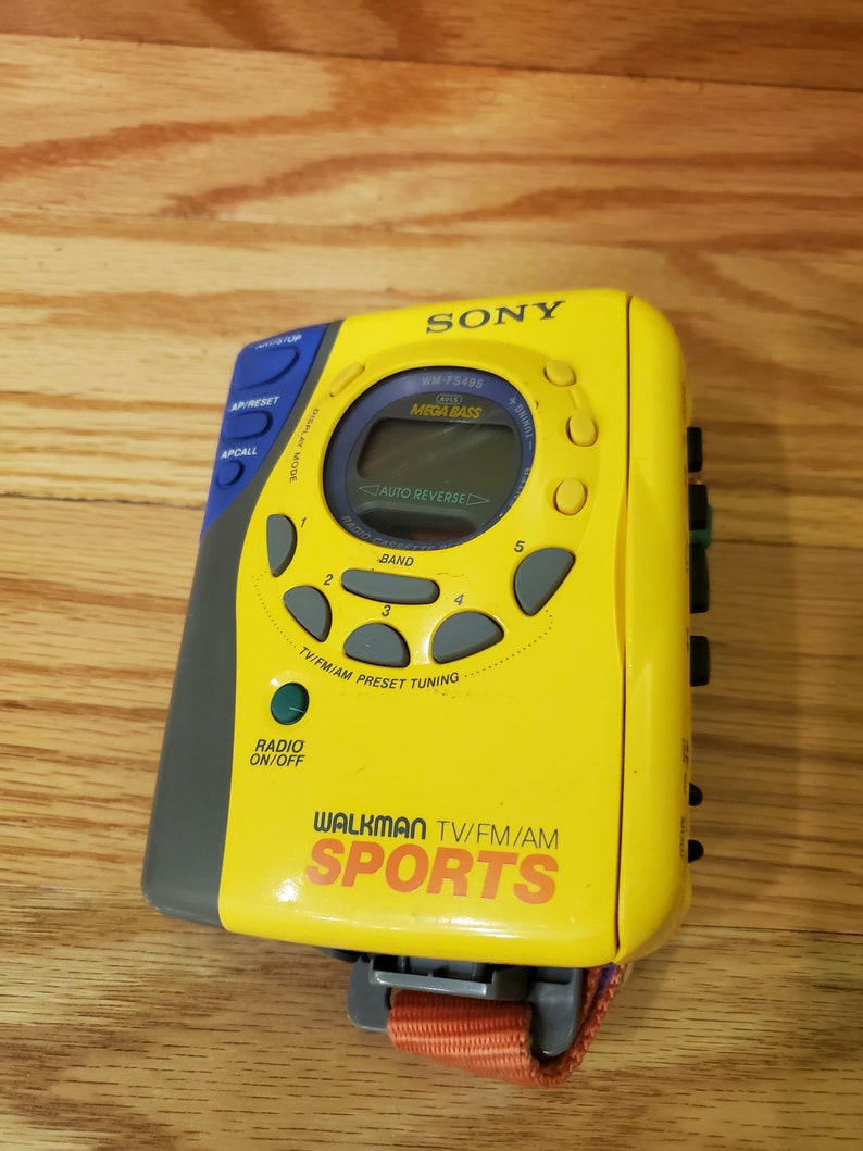 Sony Wm-fs495 Walkman Tv/am/fm Auto Reverse - Etsy