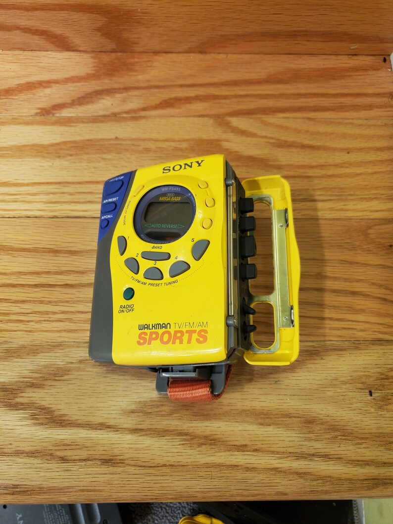 Sony Wm-fs495 Walkman Tv/am/fm Auto Reverse - Etsy