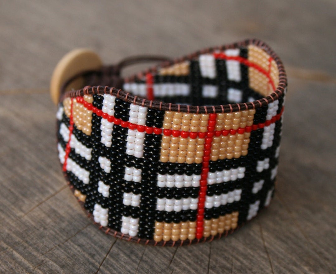 Native Armband, Perlen webarmband, Perlenarmband, SAATPERLEN Armband ...