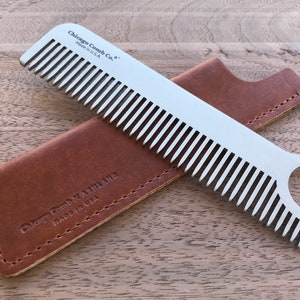 Model 1 Comb + Horween Leather Sheath (choose From 4 Colors), Made in ...