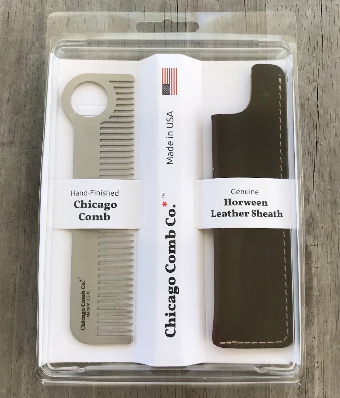 Model 1 Comb + Horween Leather Sheath (choose From 4 Colors), Made in ...