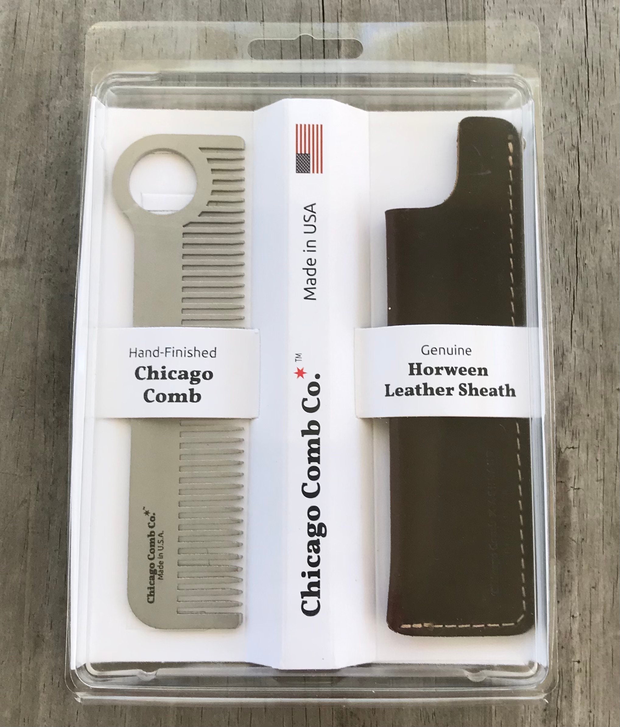 Model 1 Comb + Horween Leather Sheath (choose From 4 Colors), Made in ...