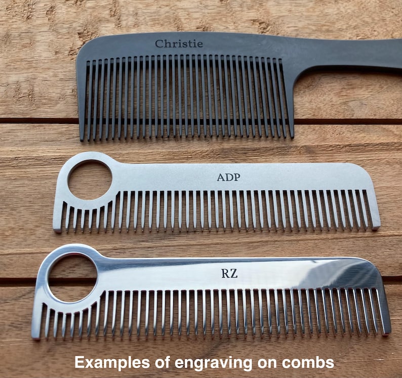 Model No. 3 Mirror Stainless Steel Comb, Incredibly Smooth and Hand ...