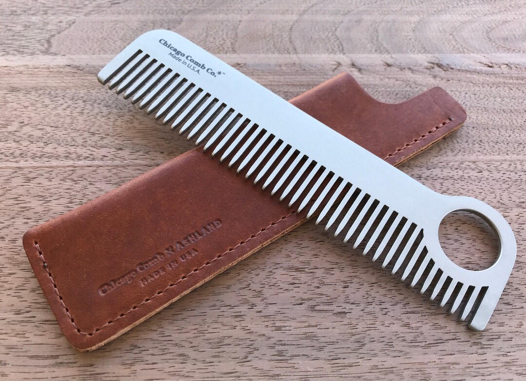 Model 1 Comb + Horween Leather Sheath (choose From 4 Colors), Made in ...
