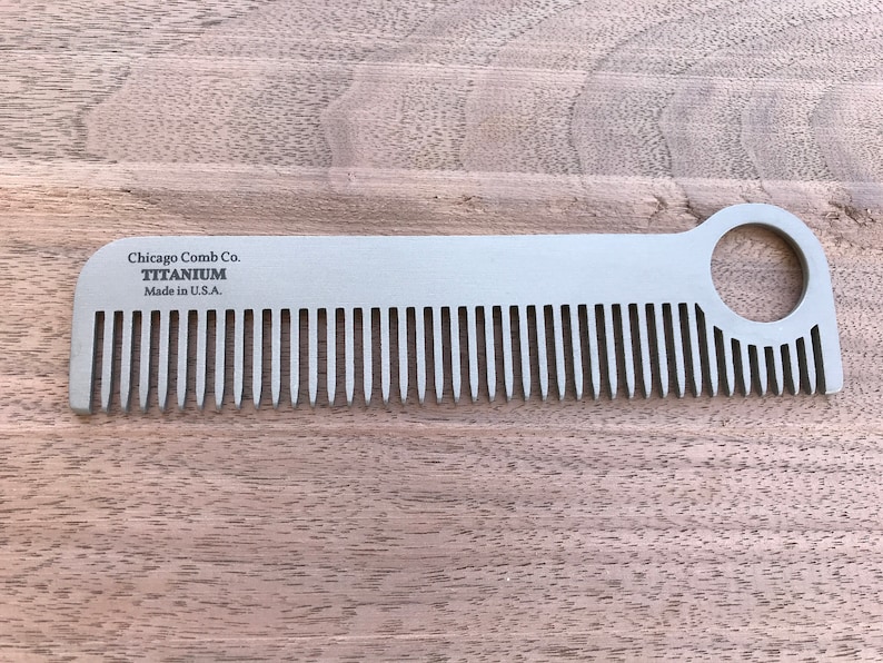 Model No. 1 Titanium Comb, Made in USA, With Optional Custom-engraving ...