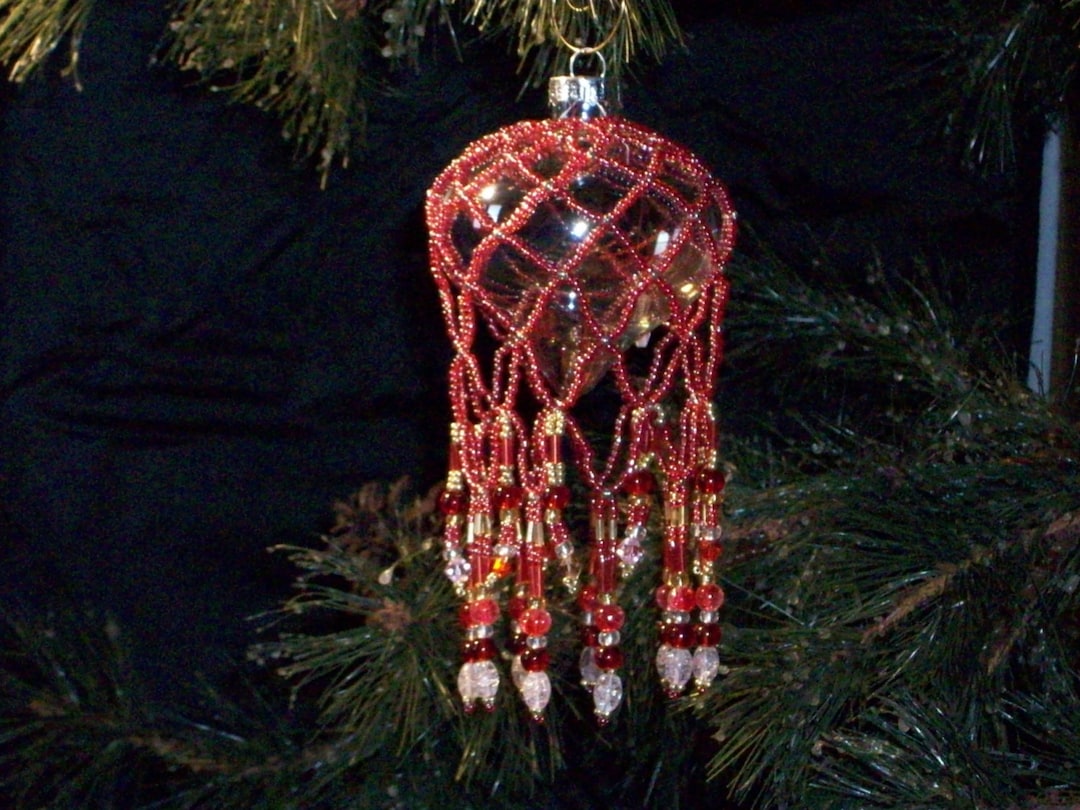 Red Victorian Style Christmas Ball Collar - Etsy