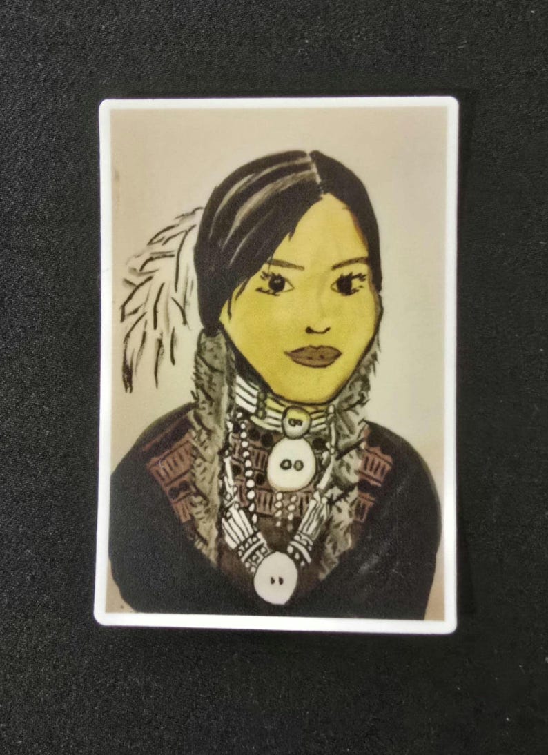 Native American Vinyl Sticker | Indigenous Artwork, Protective Laminate ...