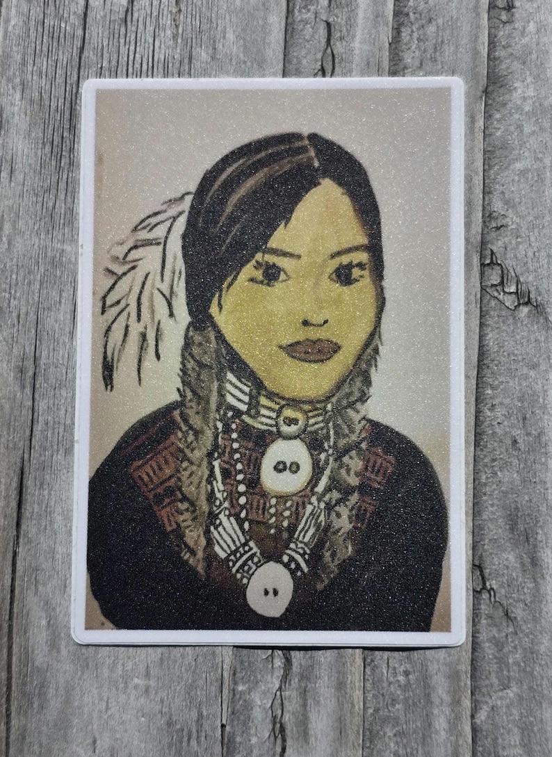 Native American Vinyl Sticker | Indigenous Artwork, Protective Laminate ...