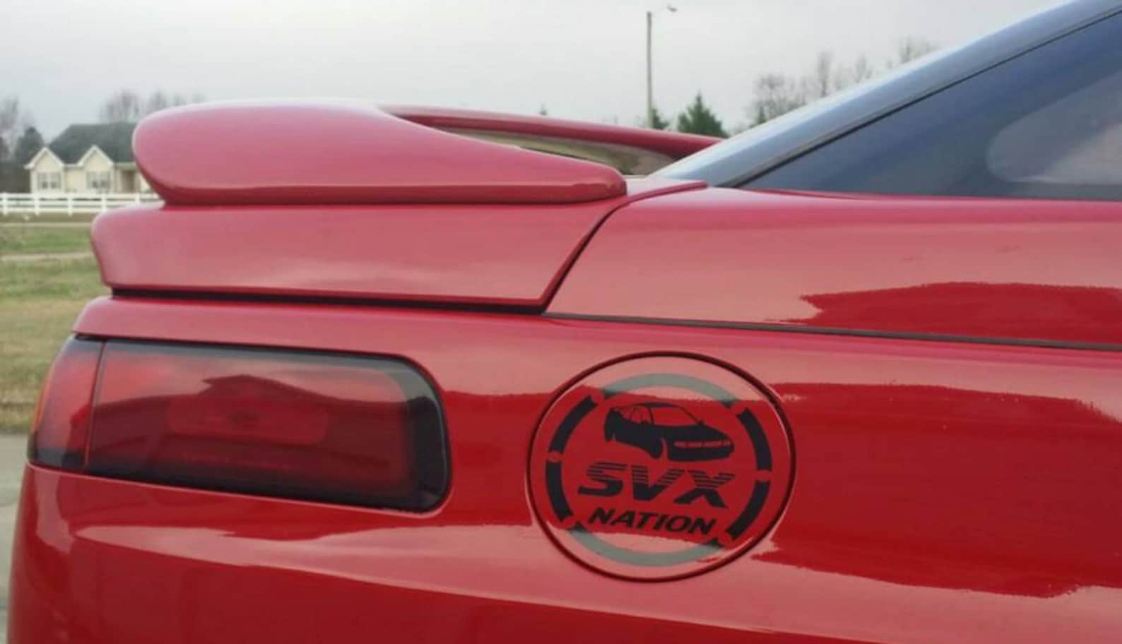 SVX Nation Gas Cap Cover Decal Retro or New Logo | Sticker | Decals ...