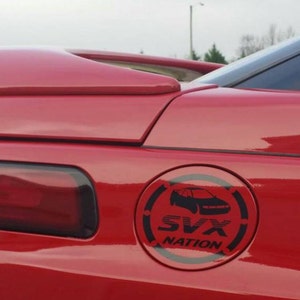SVX Nation Gas Cap Cover Decal Retro or New Logo | Sticker | Decals ...