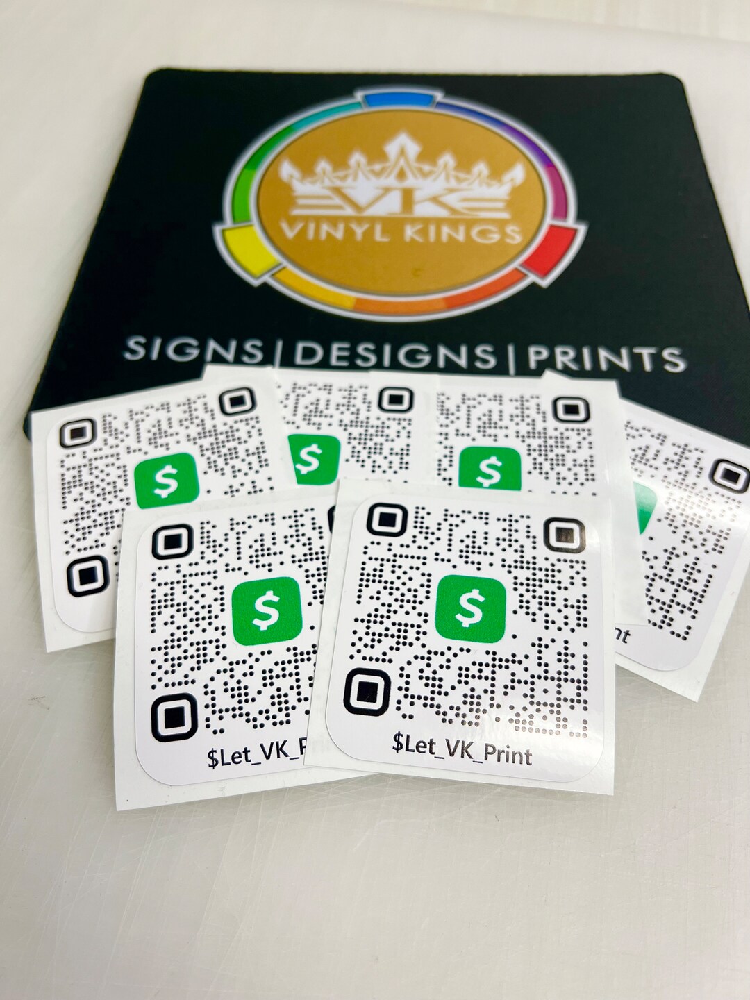 6 Qty 3" Cash App QR Code Stickers | Paypal | Venmo | Zelle | 3 Inches ...