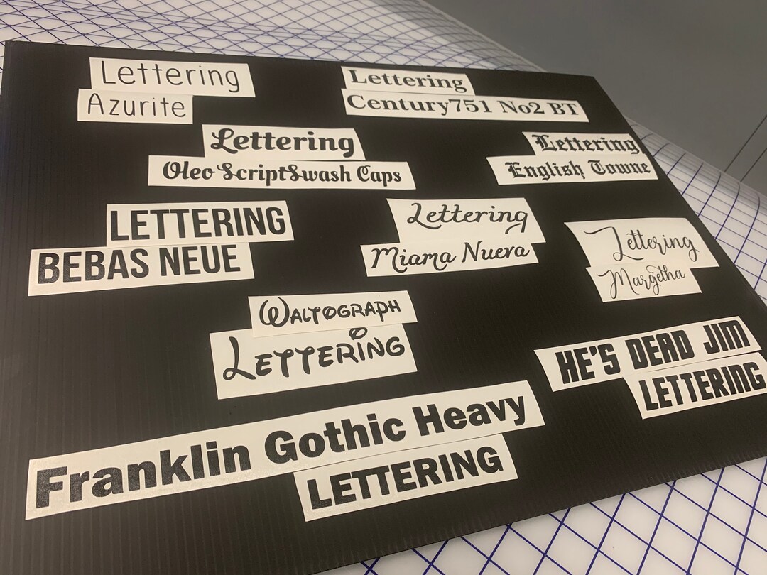 1 Inch Custom Lettering! Glass Decals | Sticker | Decals | Window Decal ...