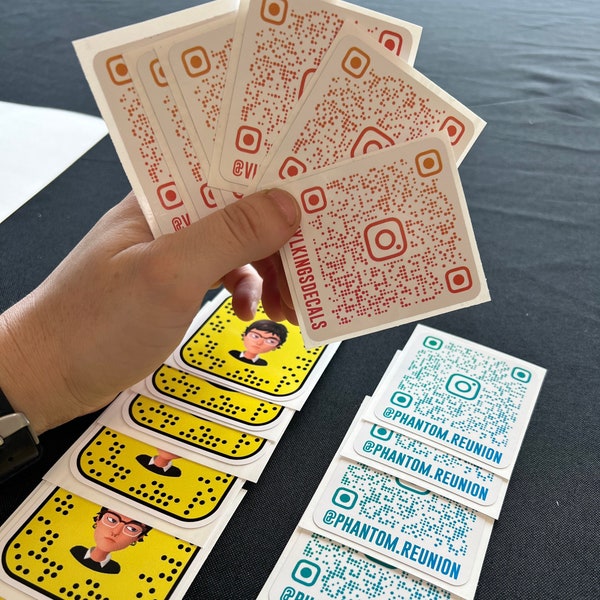 Qr Code Decals Social Media - Etsy