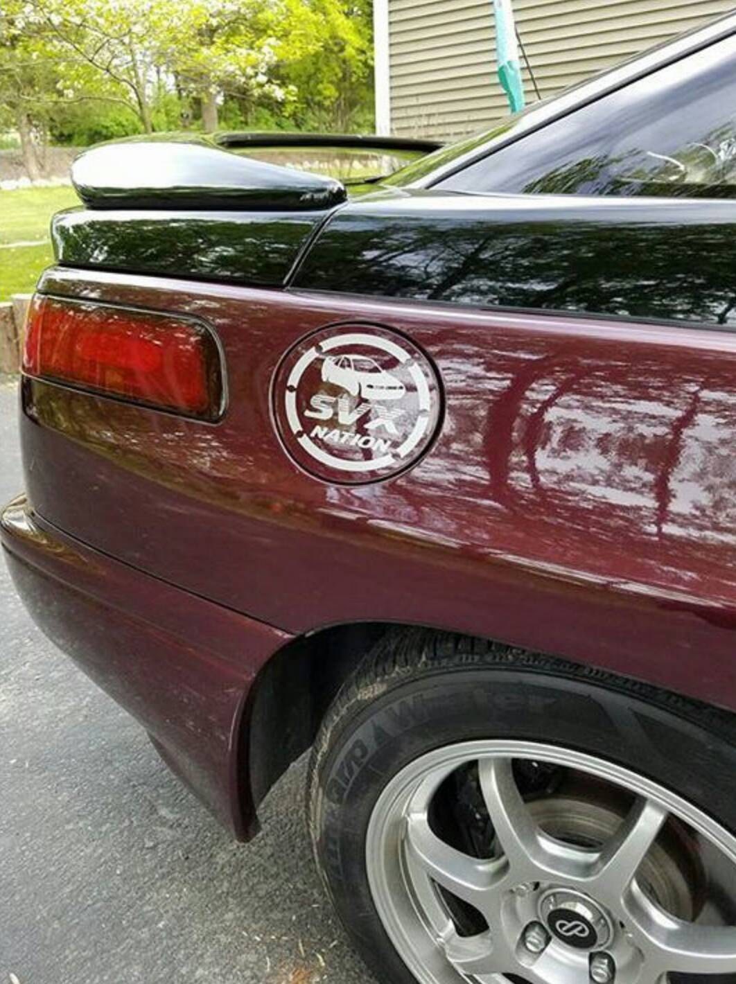 SVX Nation Gas Cap Cover Decal Retro or New Logo | Sticker | Decals ...