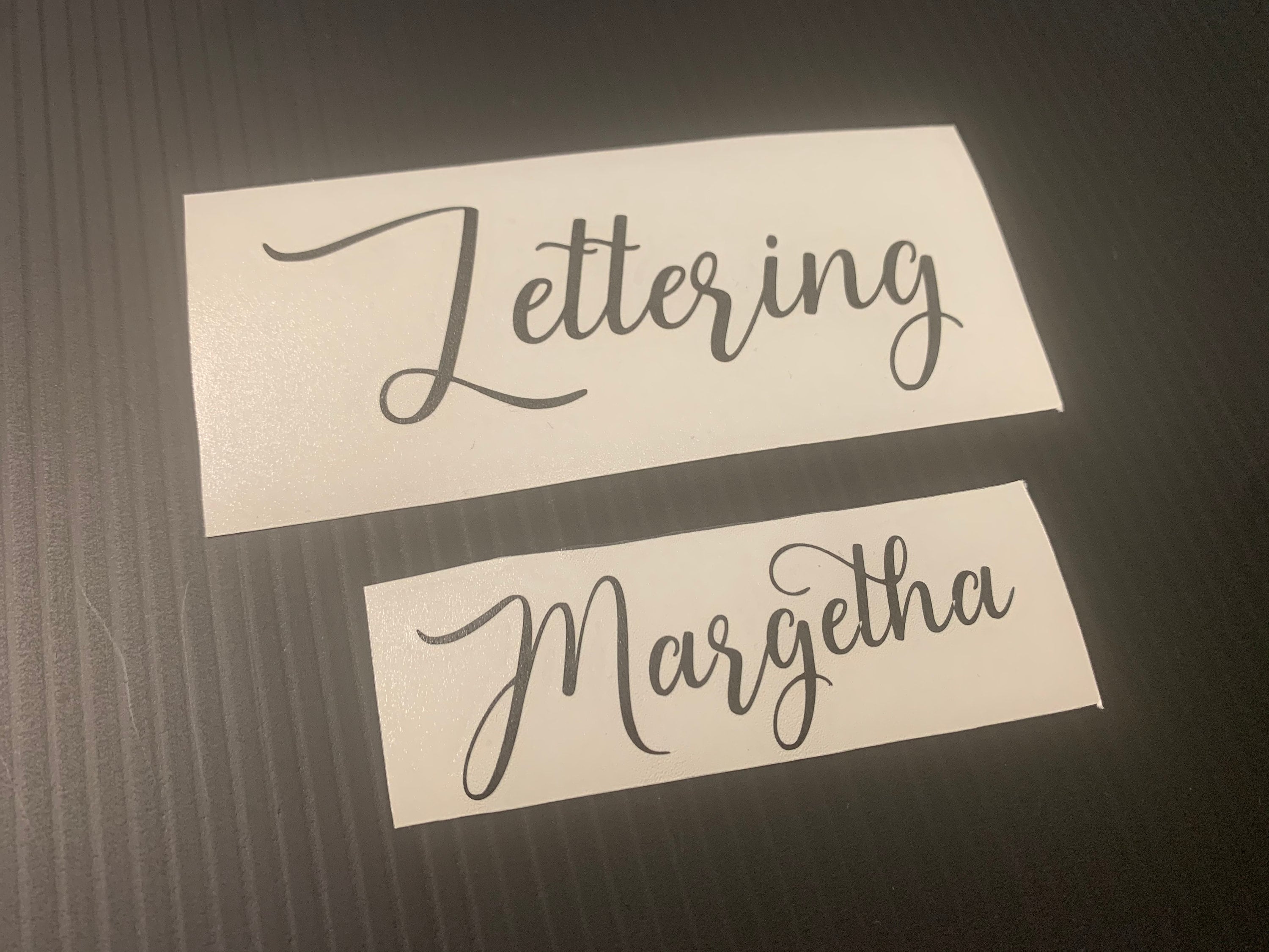 1 Inch Custom Lettering Glass Decals Sticker Decals - Etsy