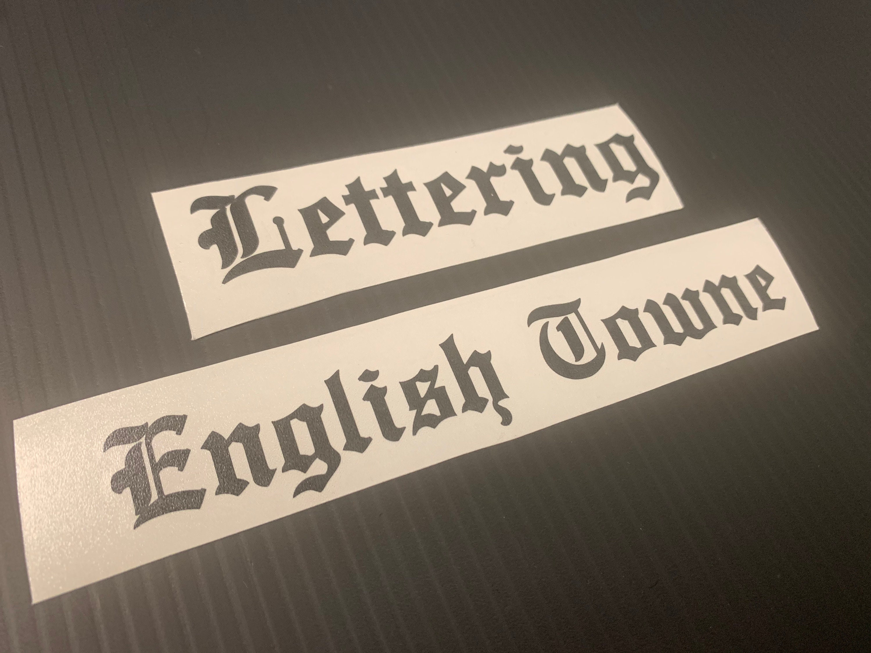 1 Inch Custom Lettering Glass Decals Sticker Decals - Etsy