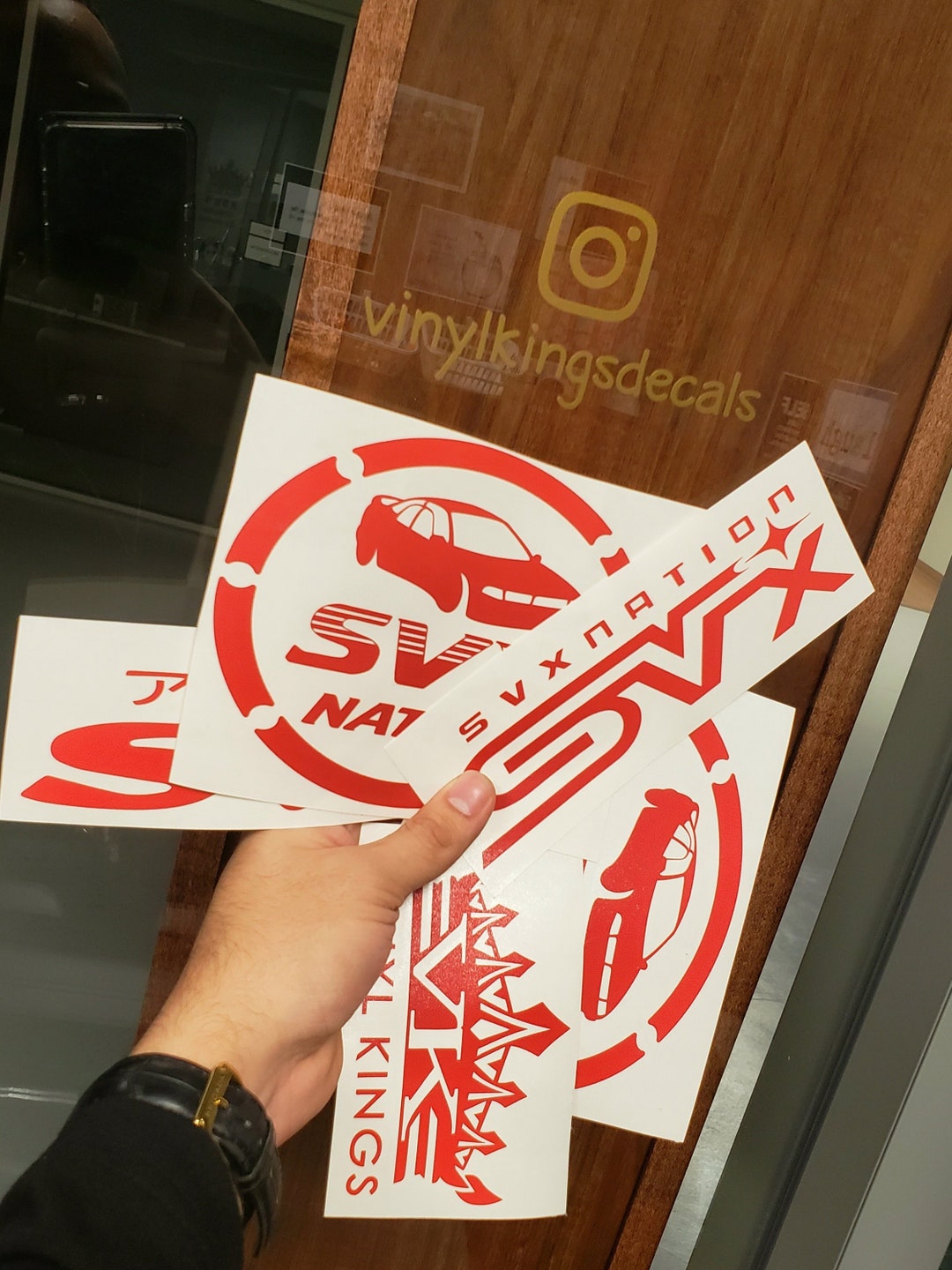 SVX Nation Fanatic Bundle Sticker Decals | Window Decal | Laptop Decals ...