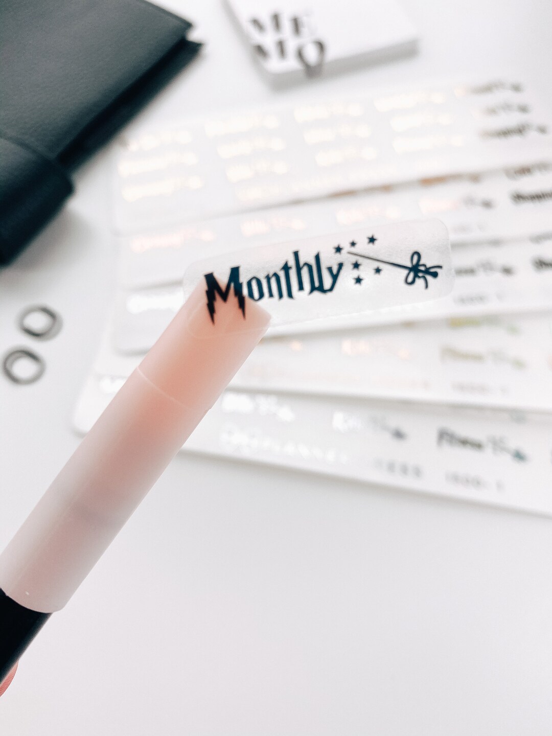 Divider Labels Wizarding World Foiled Clear Divider Tabs Modular System ...