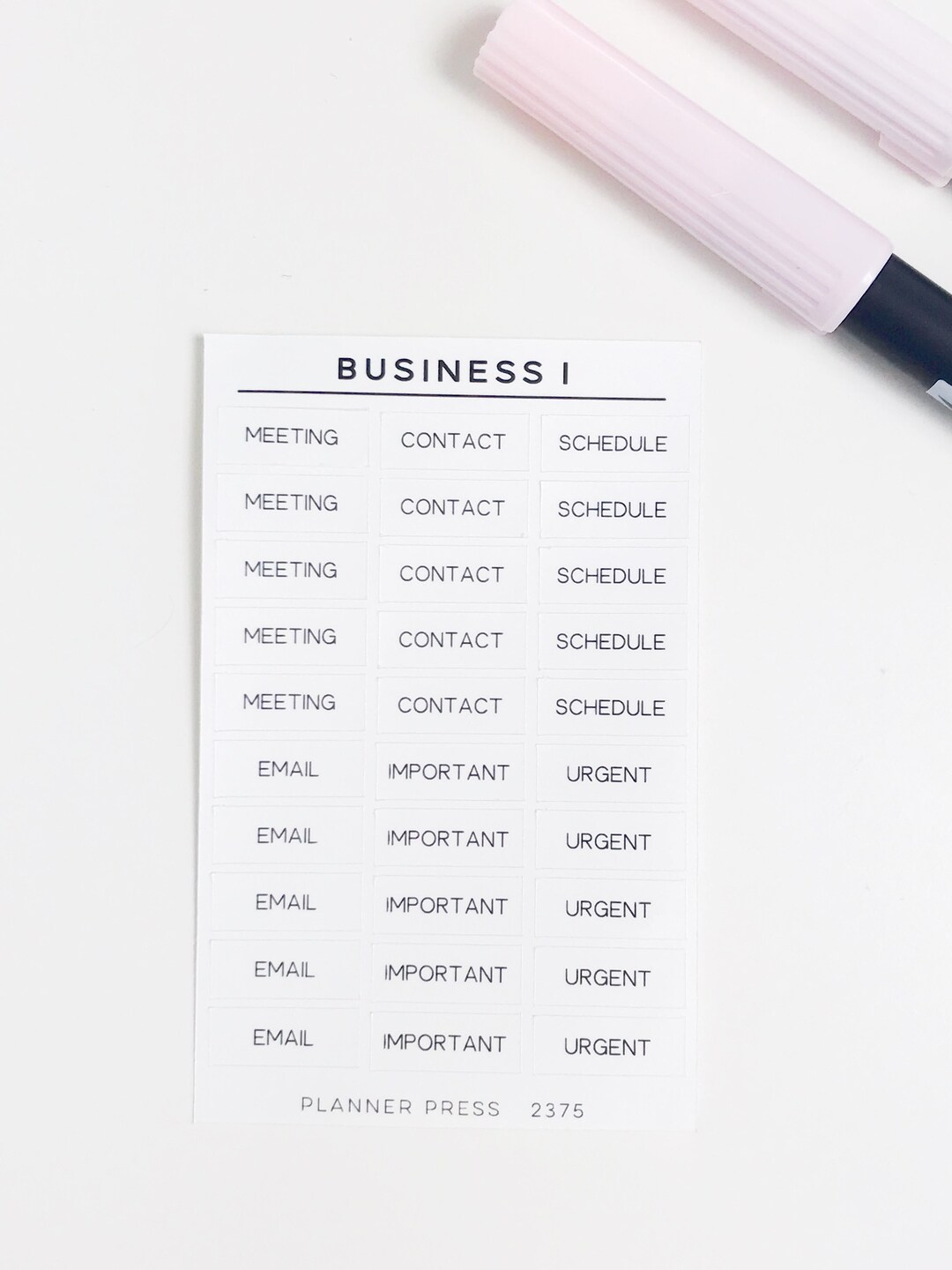 Business 1 Task Stickers 2375 - Etsy