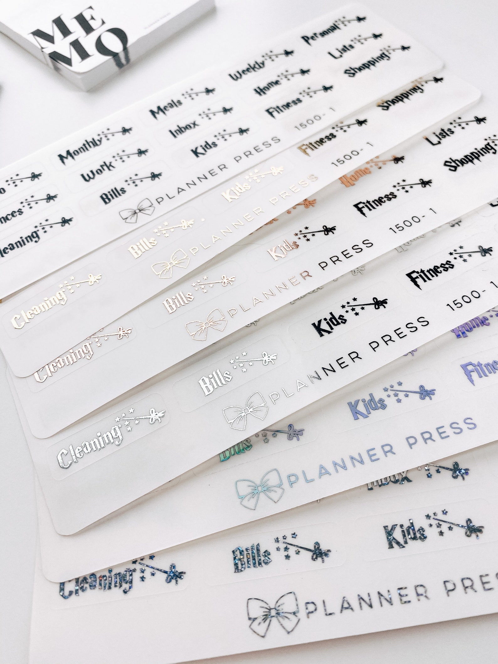 Divider Labels Wizarding World Foiled Clear Divider Tabs - Etsy